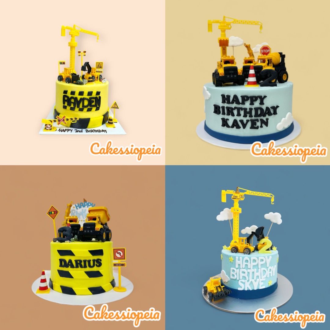 Engineering Vehicle Cake/Birthday Cake/Customised Cake, Food & Drinks ...
