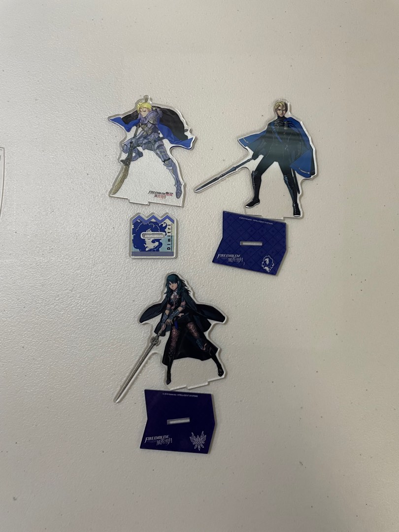 Fire Emblem Three Houses Official Acrylic Standees, Hobbies & Toys ...