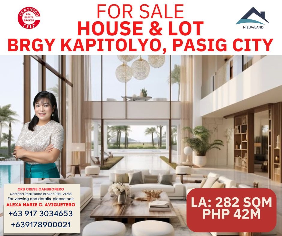 FOR SALE OLD HOUSE & LOT AT KAPITOLYO PASIG FOR TOWNHOUSE DEVELOPMENT ...