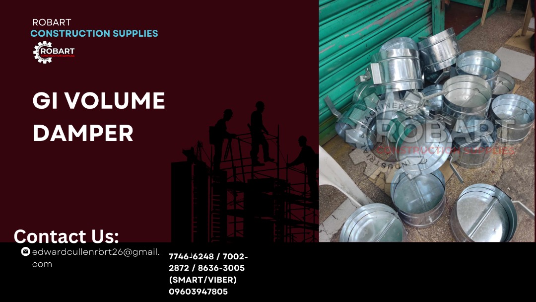 GI Volume Damper, Commercial & Industrial, Construction & Building ...