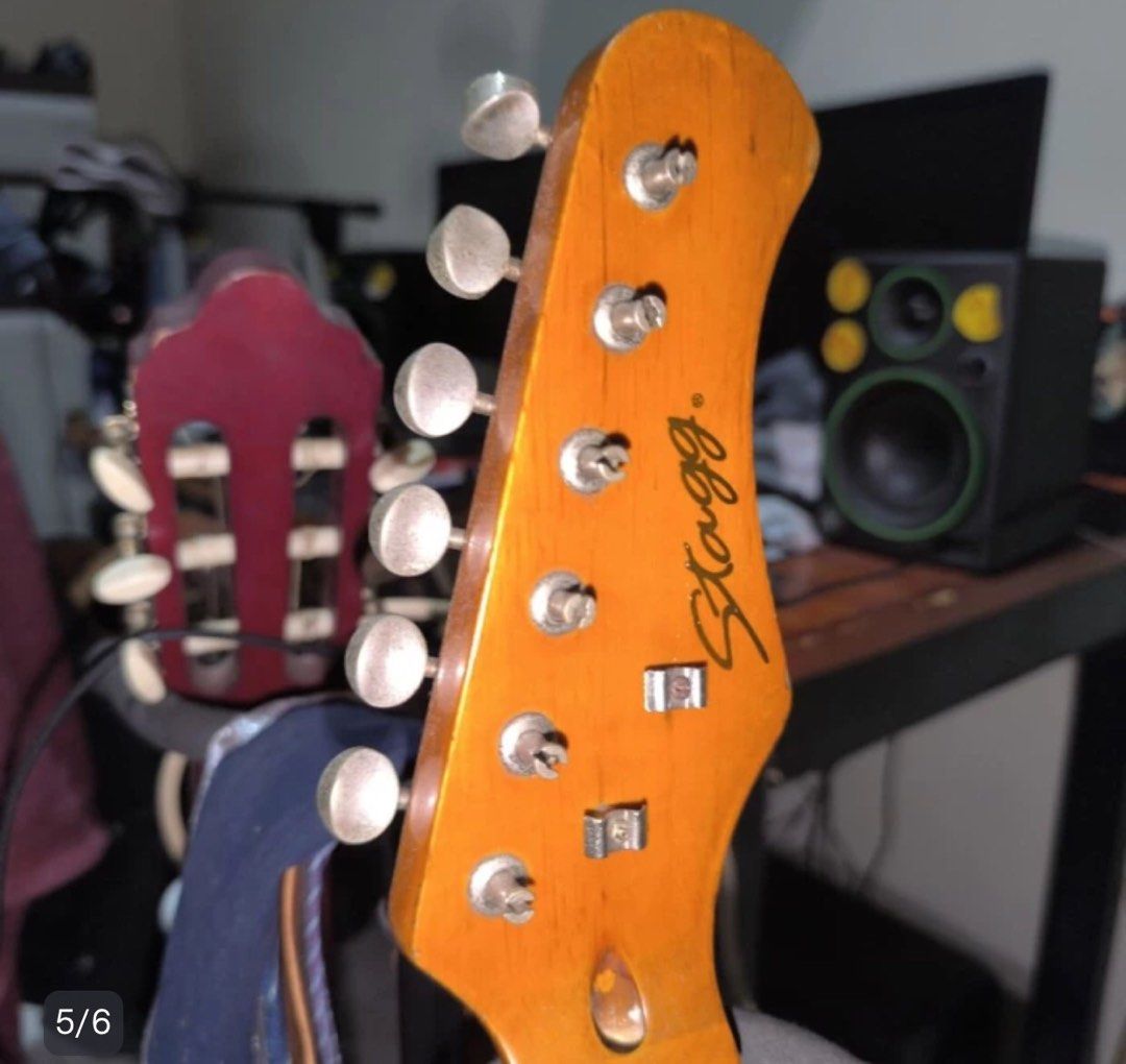 Gitar listrik Stagg Body Jazzmaster 1990, Musik & Media, Aksesoris di ...