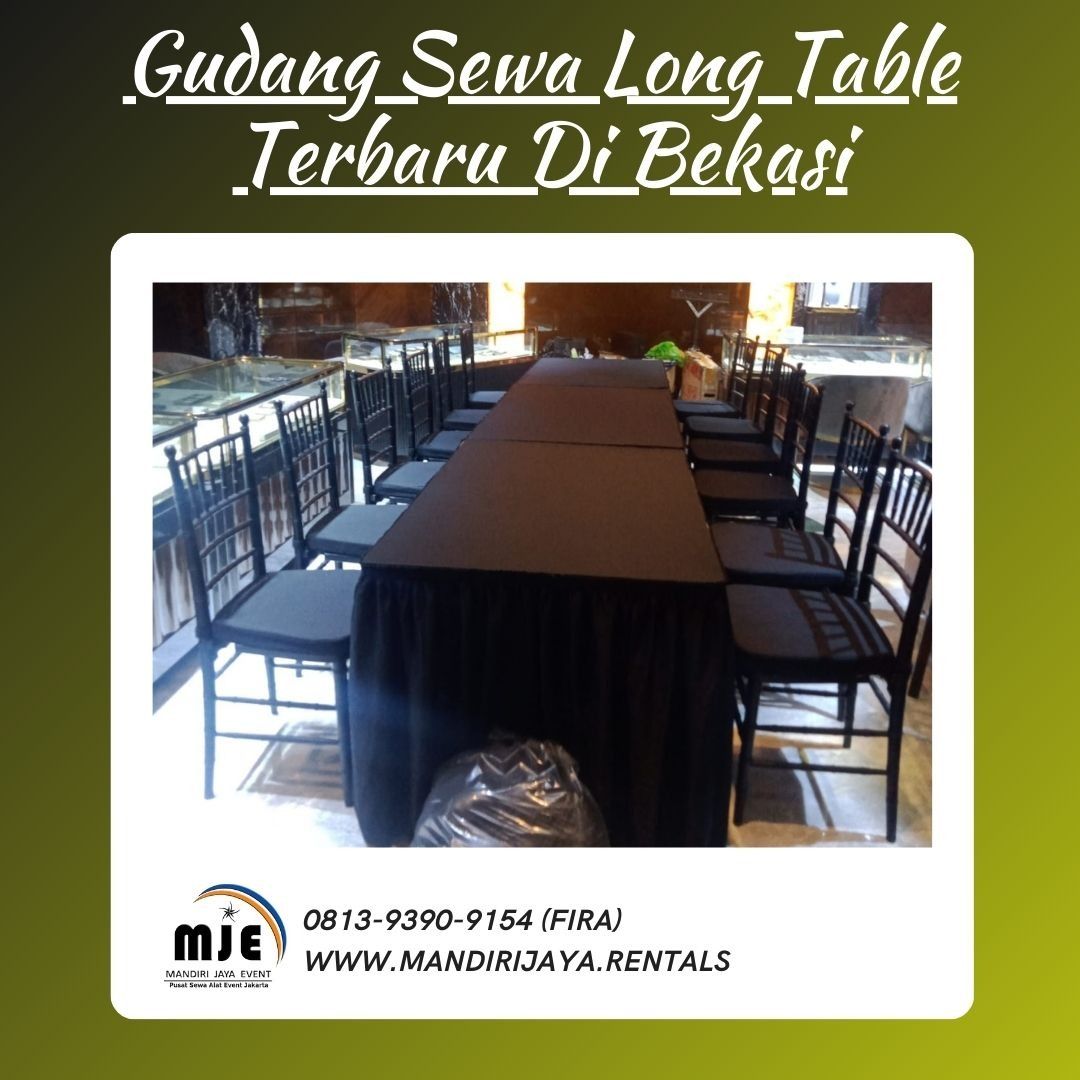 GUDANG SEWA LONG TABLE TERBARU DI BEKASI, Antik, Furnitur di Carousell