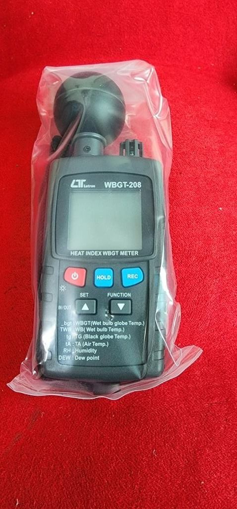 Heat Index WBGT Meter, WBGT Meter, Heat Index, WBGT-208, Commercial & Industrial, Industrial ...