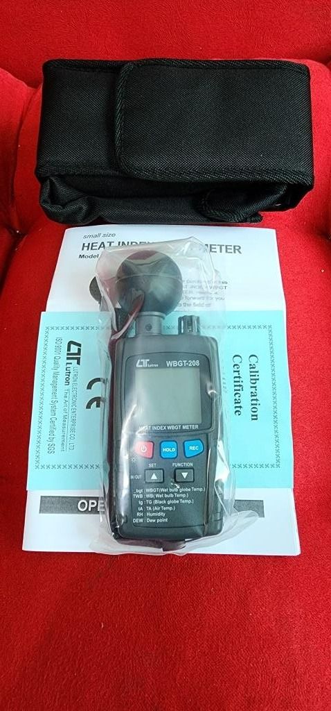 Heat Index WBGT Meter, WBGT Meter, Heat Index, WBGT-208, Commercial & Industrial, Industrial ...