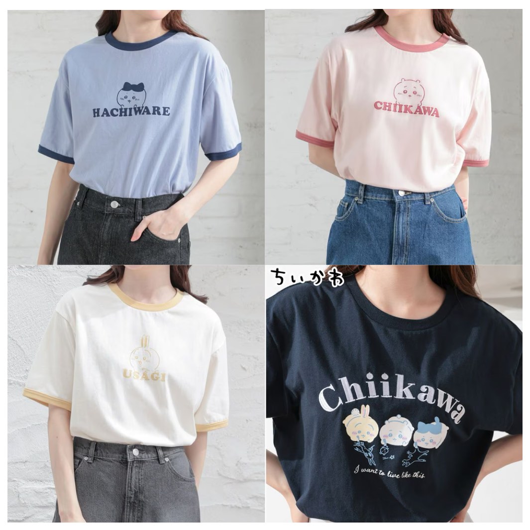 《預購》日本Honeys Chiikawa吉伊卡哇tee #tshirt #Usagi #Hachiware #小可愛 #兔兔 #小八 #上衣 ...