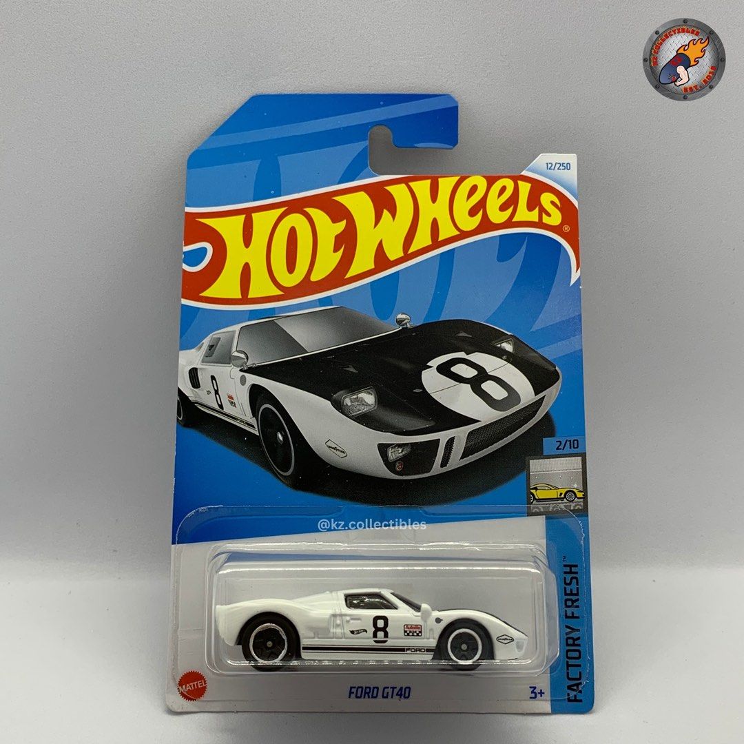 HOT WHEELS GT40 (WHITE), Hobbies & Toys, Toys & Games on Carousell