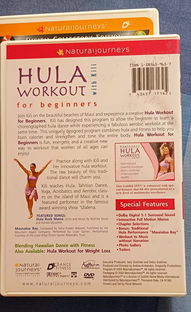 HULA BEGINNER'S WORKOUT DVD, Hobbies & Toys, Music & Media, CDs & DVDs ...