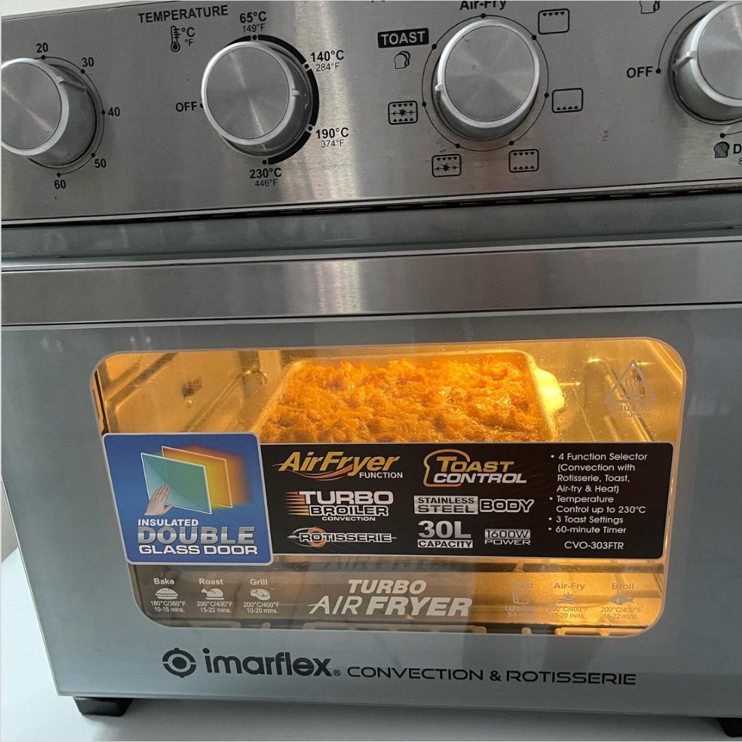 IMARFLEX CVO-303FTR Air Fryer | Turbo Broiler | Convection Oven ...