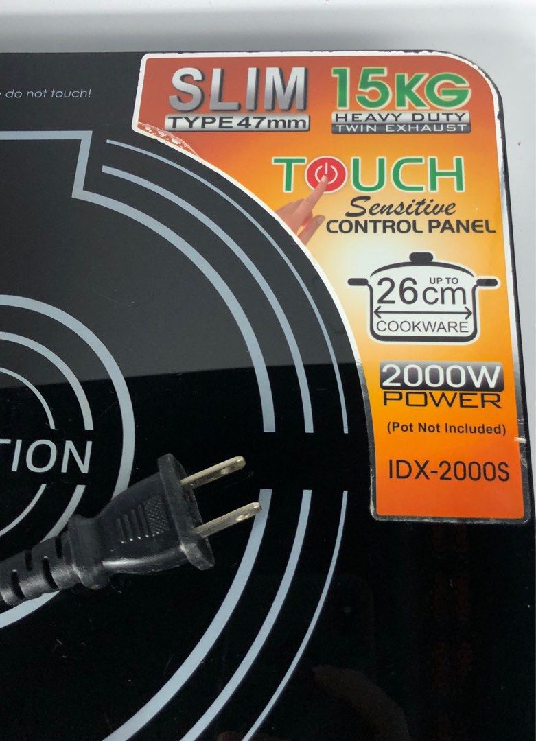 Imarflex IDX-2000S Slim Induction Cooker bought at handyman, Furniture ...