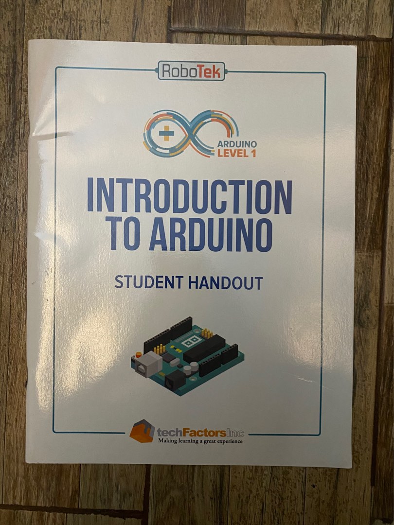 Introduction to arduino student handout ROBOTEK USED, Hobbies & Toys ...