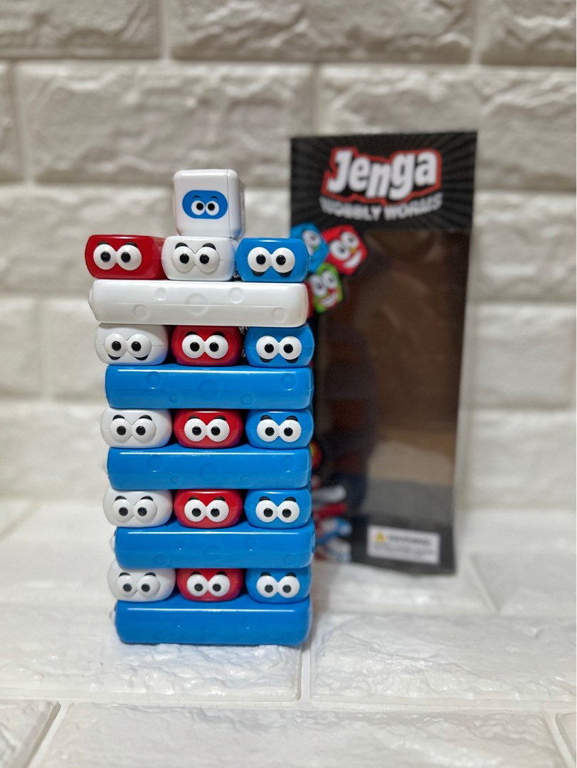 Jenga Wobbly Worms, Hobbies & Toys, Toys & Games on Carousell