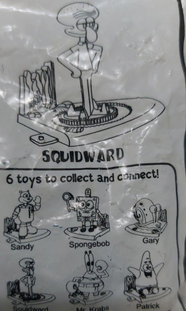 Jollibee Jolly Kiddie Meal Spongebob Movie Sponge On The Run Squidward ...