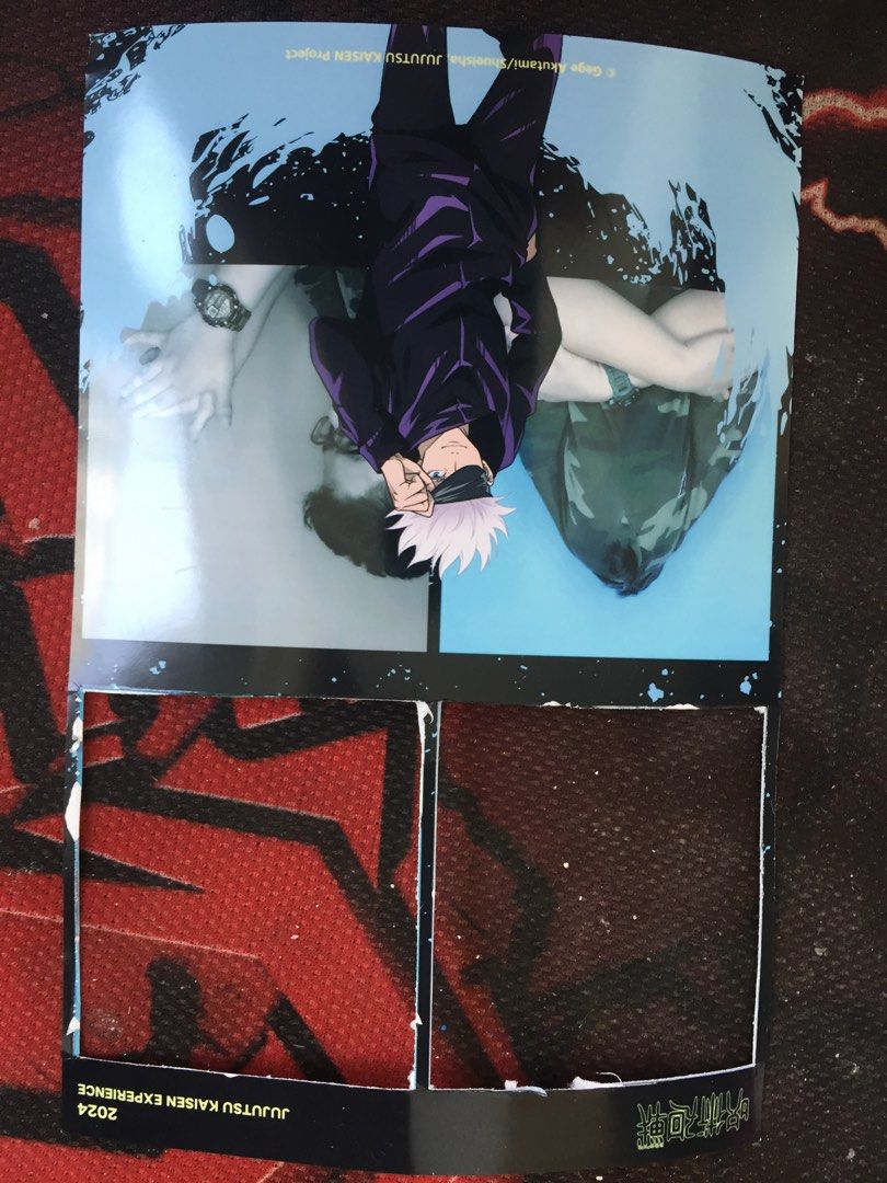 Jujutsu kaisen malaysia exhibition gojo photo frame, Announcements on ...
