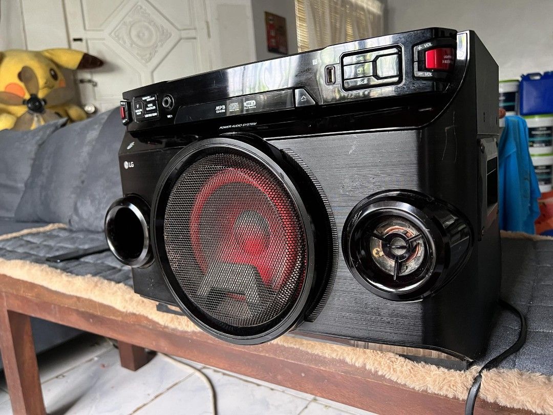 LG OM4560 All-in-One Loud’r Mini Hi-Fi System with Bluetooth, Audio ...