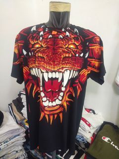 VINTAGE LIQUID BLUE DRAGON, Men's Fashion, Tops & Sets, Tshirts & Polo ...
