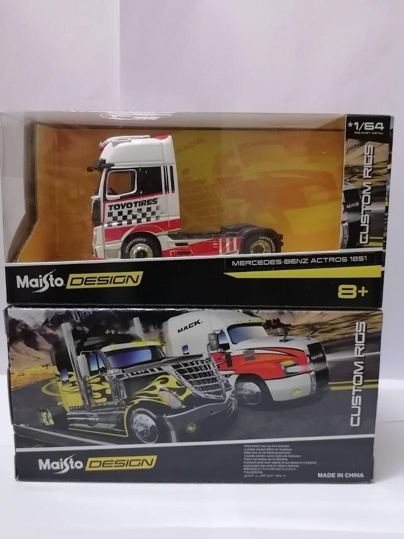 Maisto 2021 Custom Haulers Mercedes-Benz Actros 1851 MP4 Gigaspace ...
