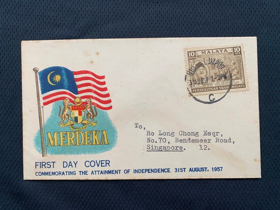 Malaya MERDEKA Kuala Lumpur 1957 FDC, Hobbies & Toys, Collectibles ...