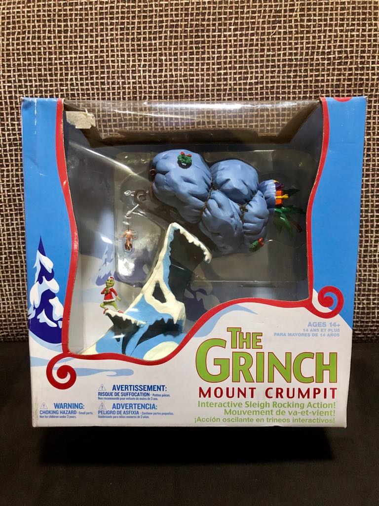 Mcfarlane The Grinch Mount Crumpit Interactive Sleigh Rocking Action ...