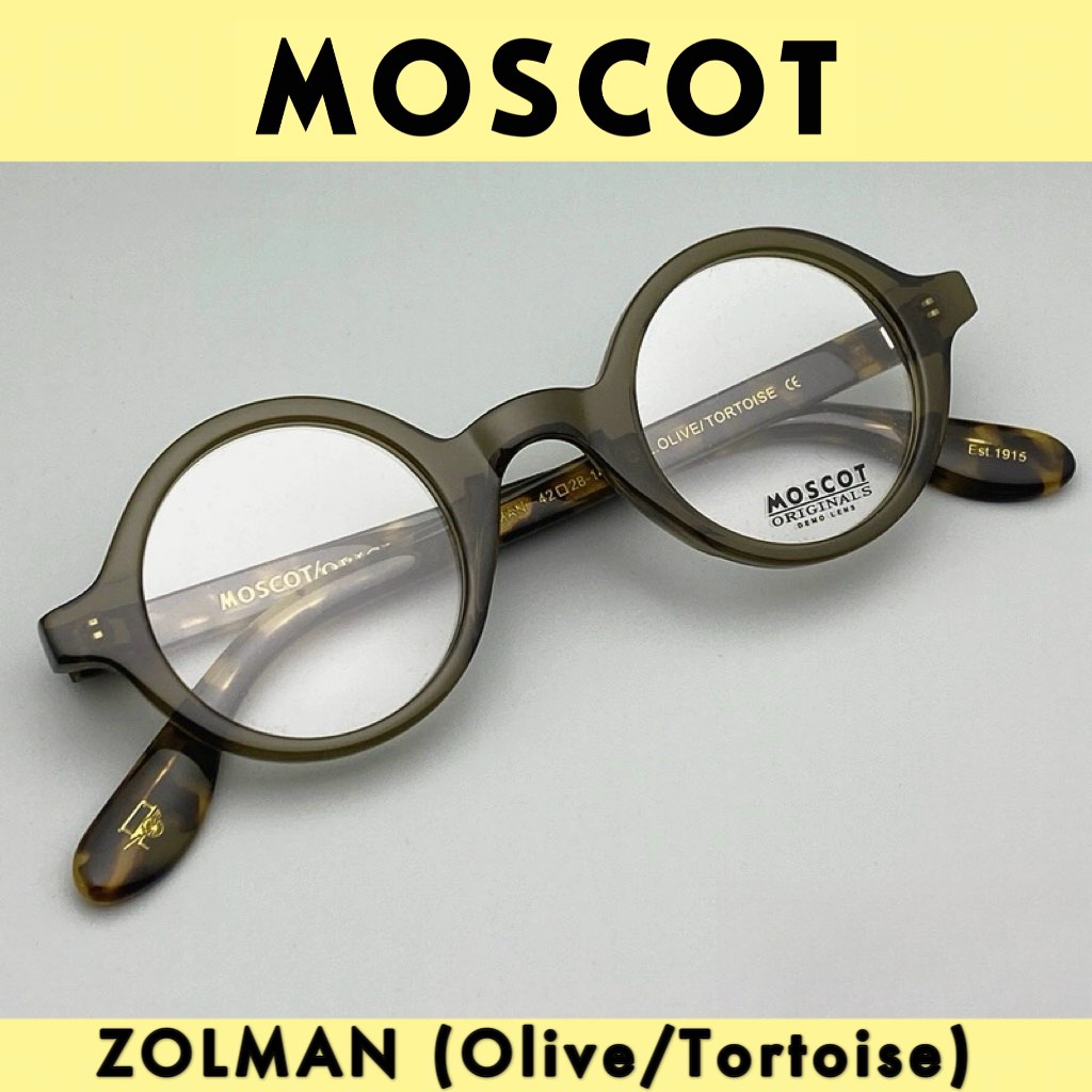 Moscot Round Glasses ZOLMAN 42-28-145, Men's Fashion, Watches ...