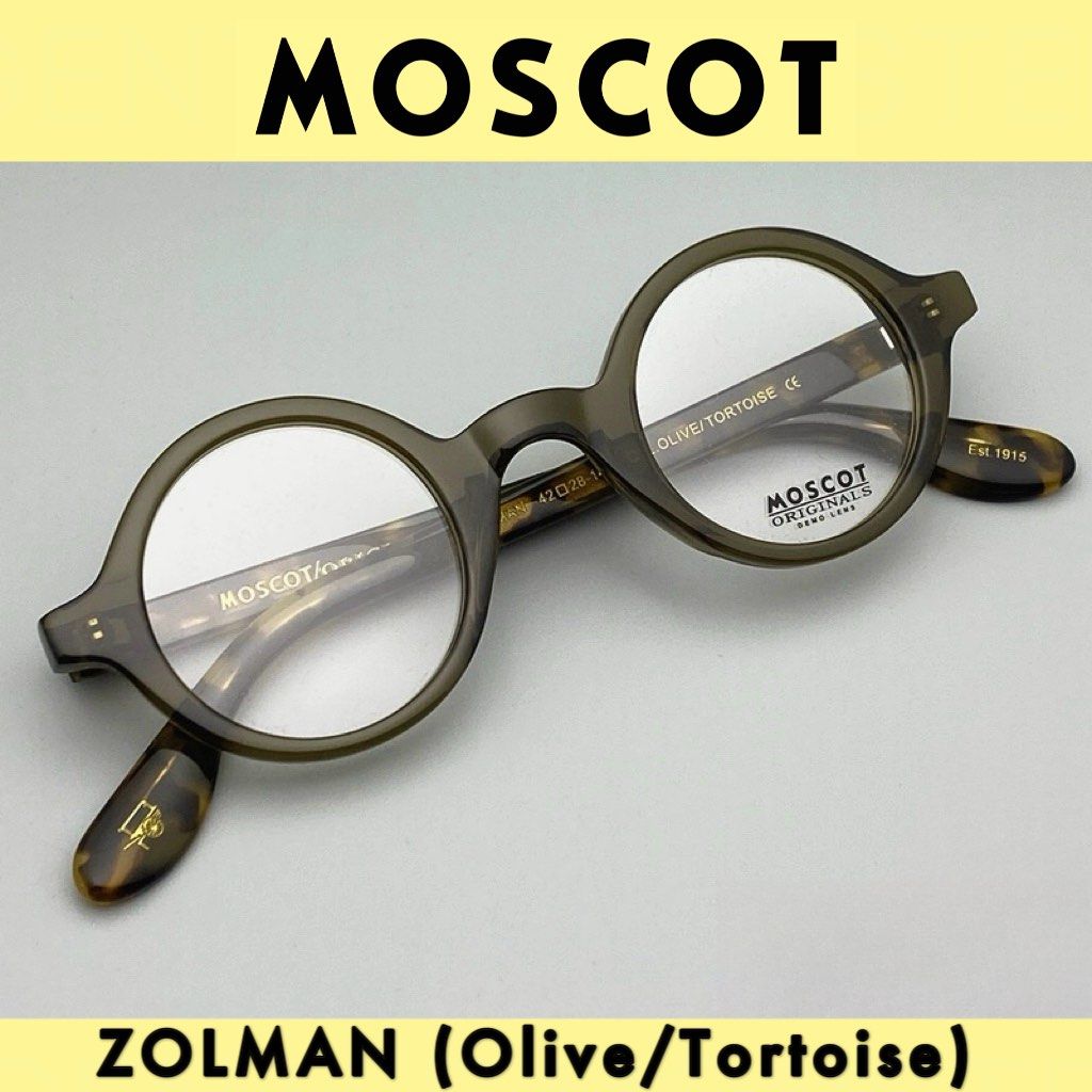 Moscot Round Glasses ZOLMAN 42-28-145, Men's Fashion, Watches ...