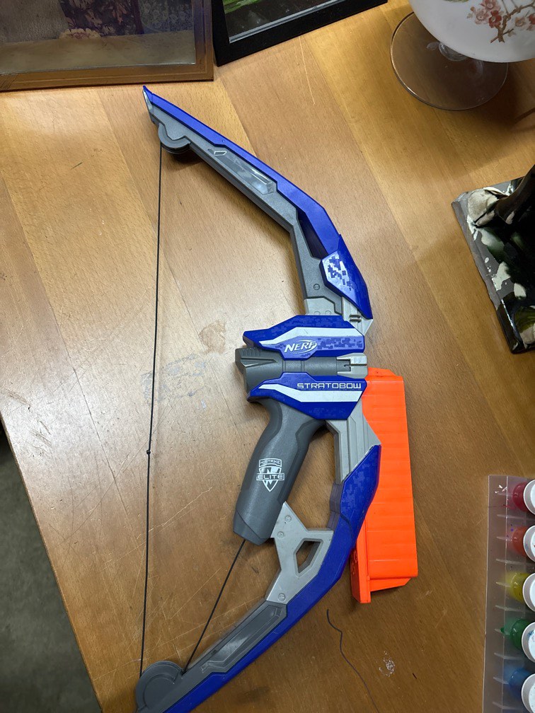 Nerf gun bow, Hobbies & Toys, Toys & Games on Carousell