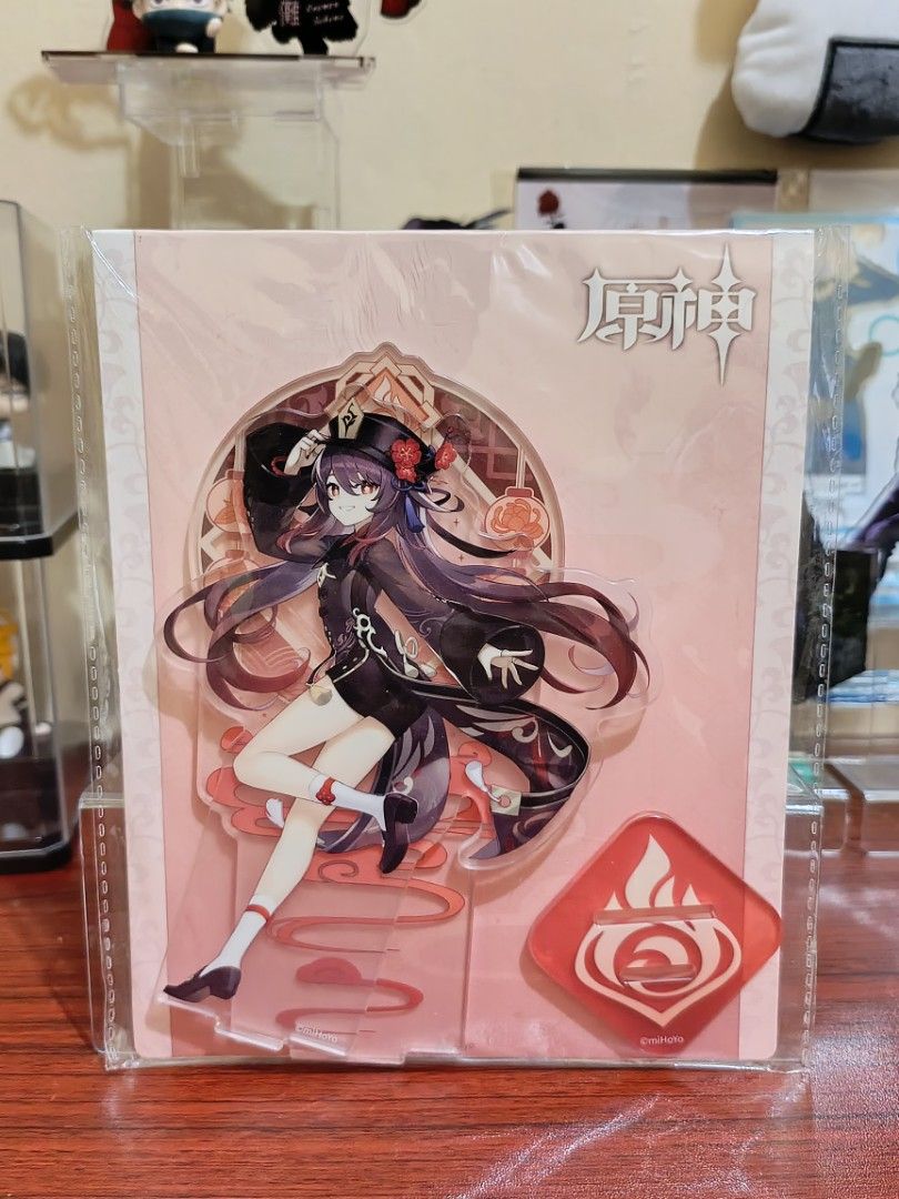 Official Genshin Impact Acrylic Standee Merch Hu Tao and Zhongli ...