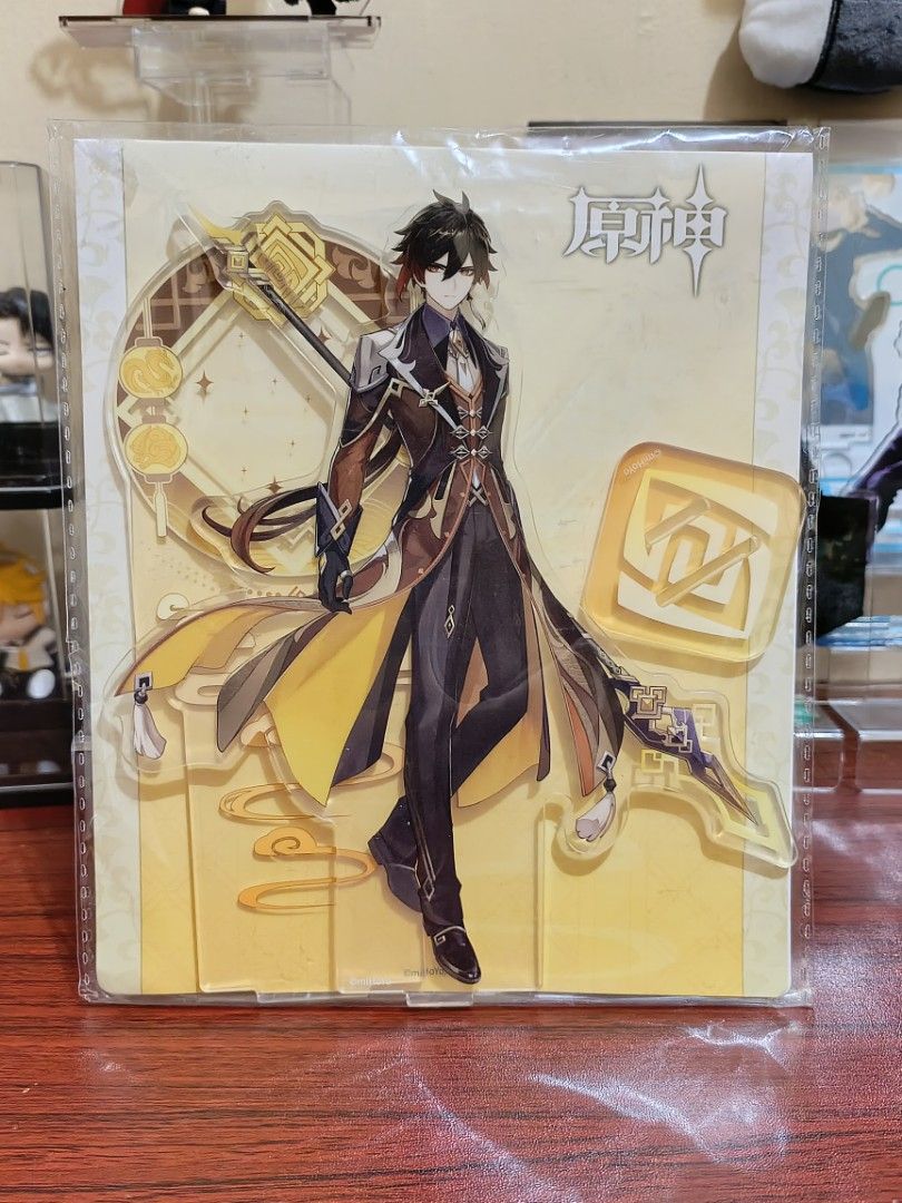 Official Genshin Impact Acrylic Standee Merch Hu Tao and Zhongli ...