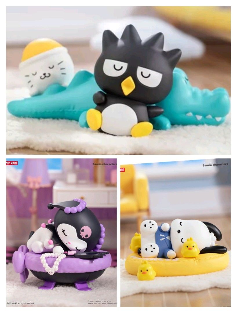 Pochacco kuromi badtz-maru Fall asleep Sanrio characters series ...