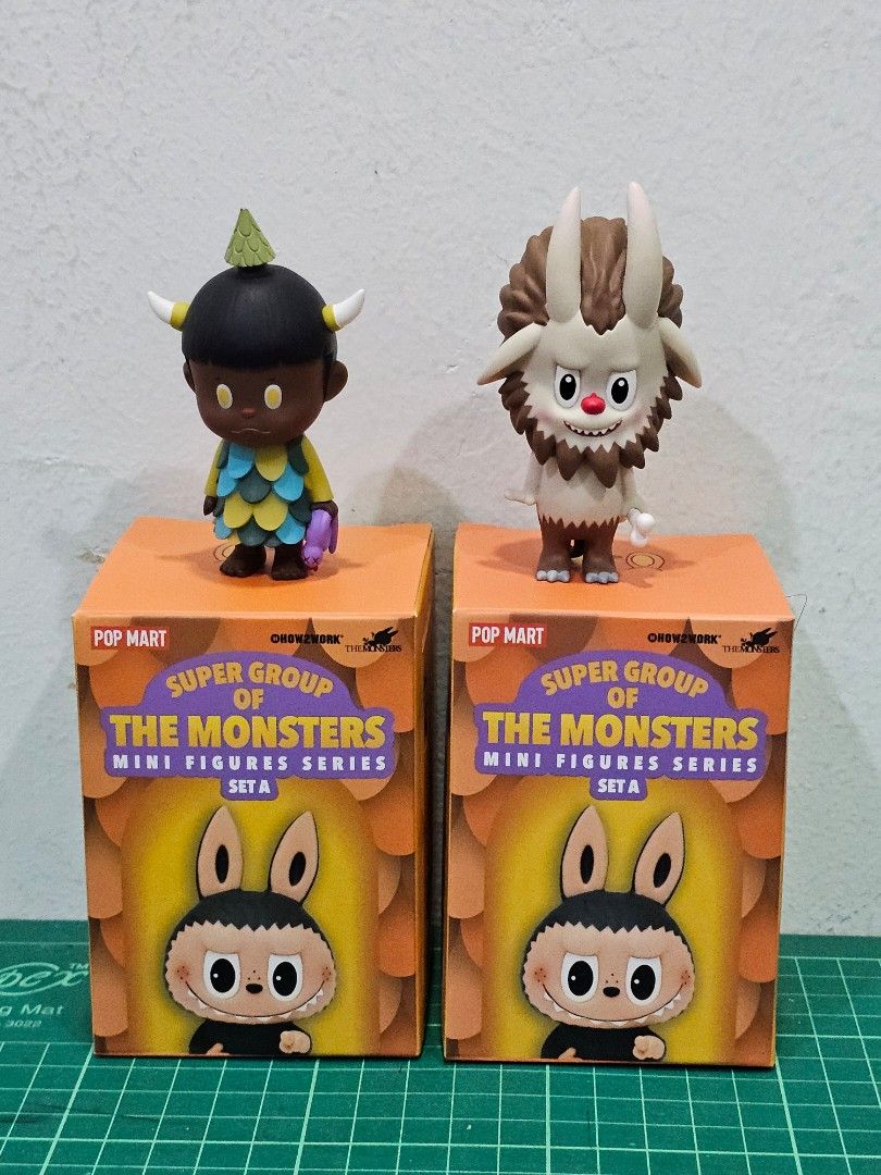 Pop Mart Super Group of Monsters Set A Monster Boy & Puca, Hobbies ...