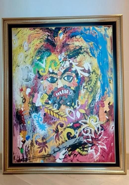 Authentic Painting by Resty Tica : Moriones, Hobbies & Toys, Stationary ...