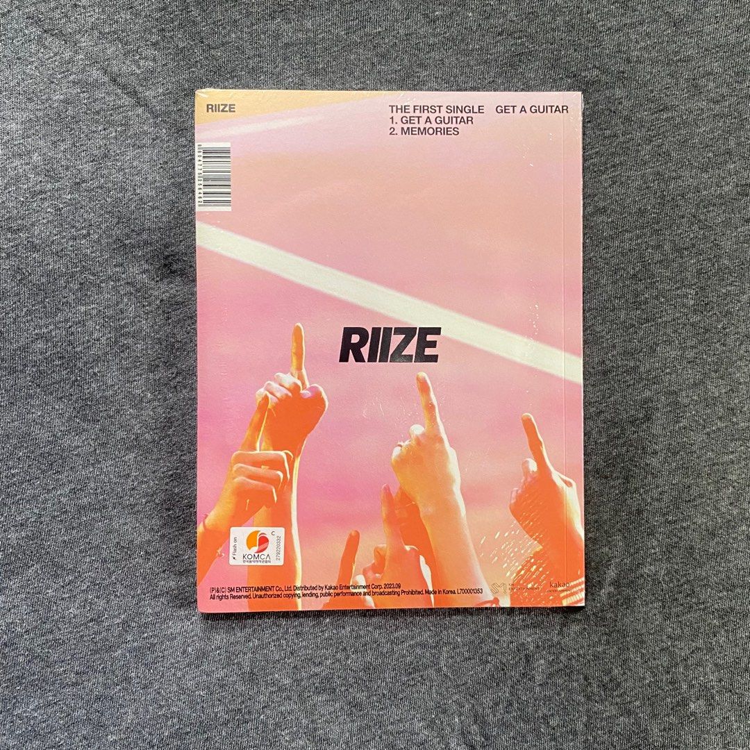 Riize - Get A Guitar (sealed and unsealed but complete inclusions ...