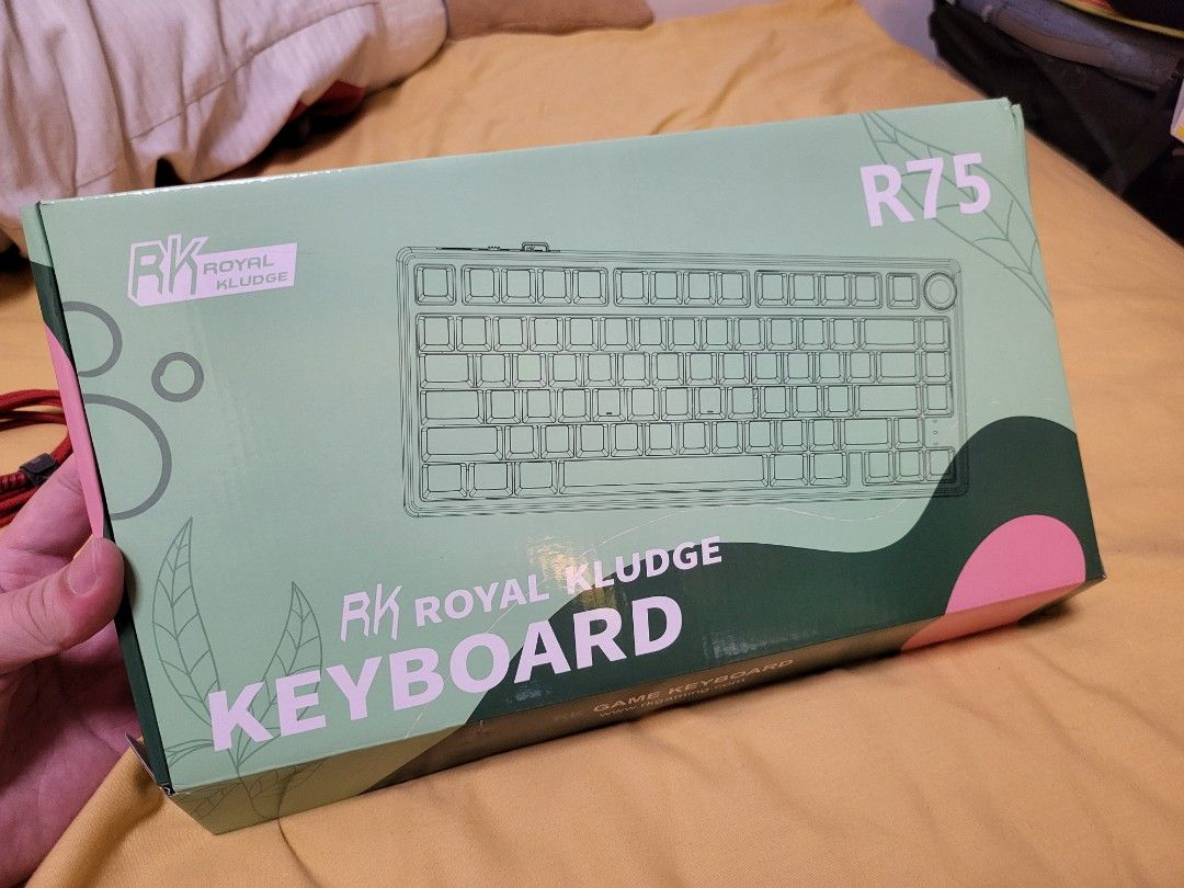 Royal kludge rk r75 (Grey switch) wired, Computers & Tech, Parts ...