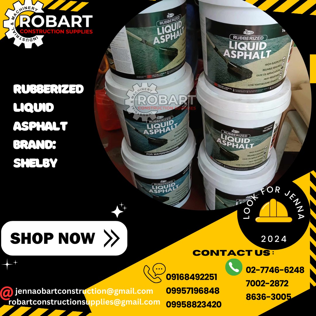 Rubberized Liquid Asphalt 16L Brand: Shelby, Commercial & Industrial ...