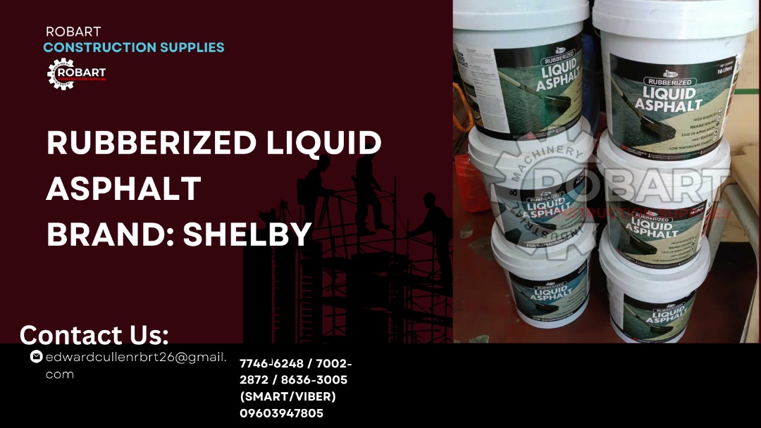 Rubberized Liquid Asphalt, Commercial & Industrial, Construction ...