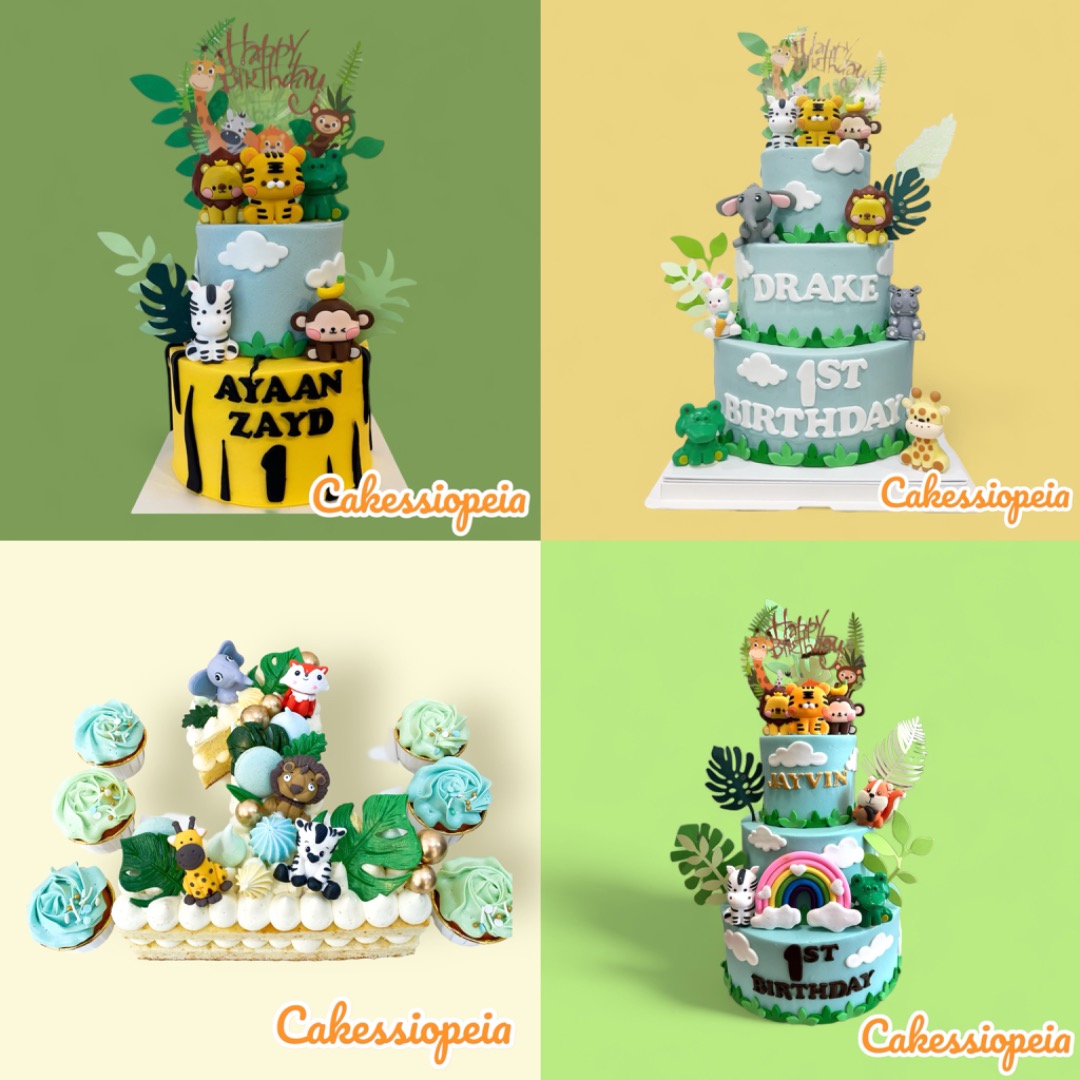 Safari Themed Cake/Birthday Cake/Customised Cake, Food & Drinks ...