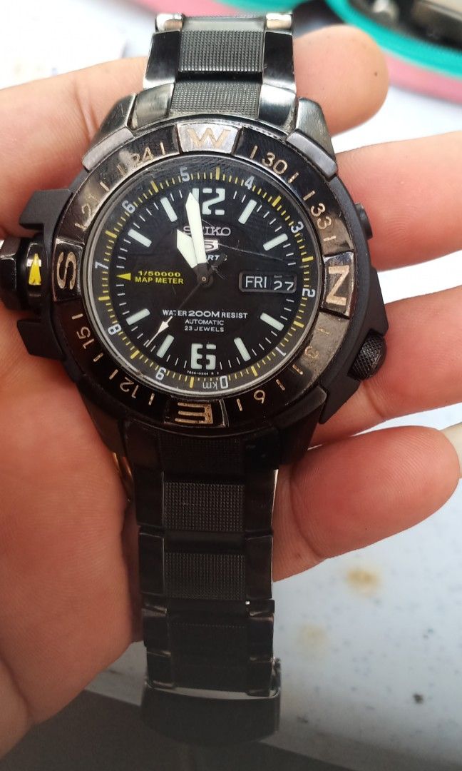 Seiko map meter automatic, Men's Fashion, Watches & Accessories ...