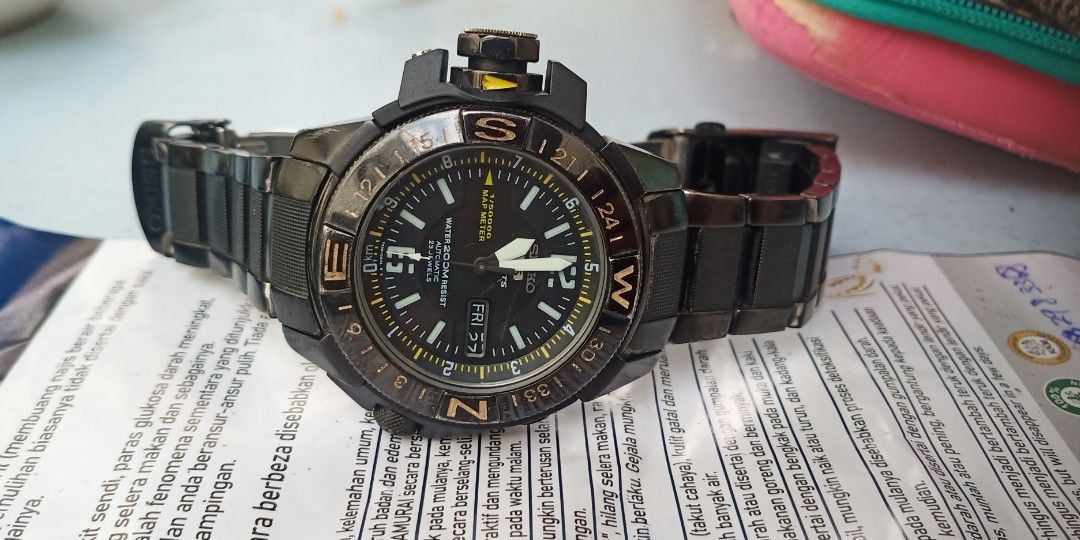 Seiko map meter automatic, Men's Fashion, Watches & Accessories ...