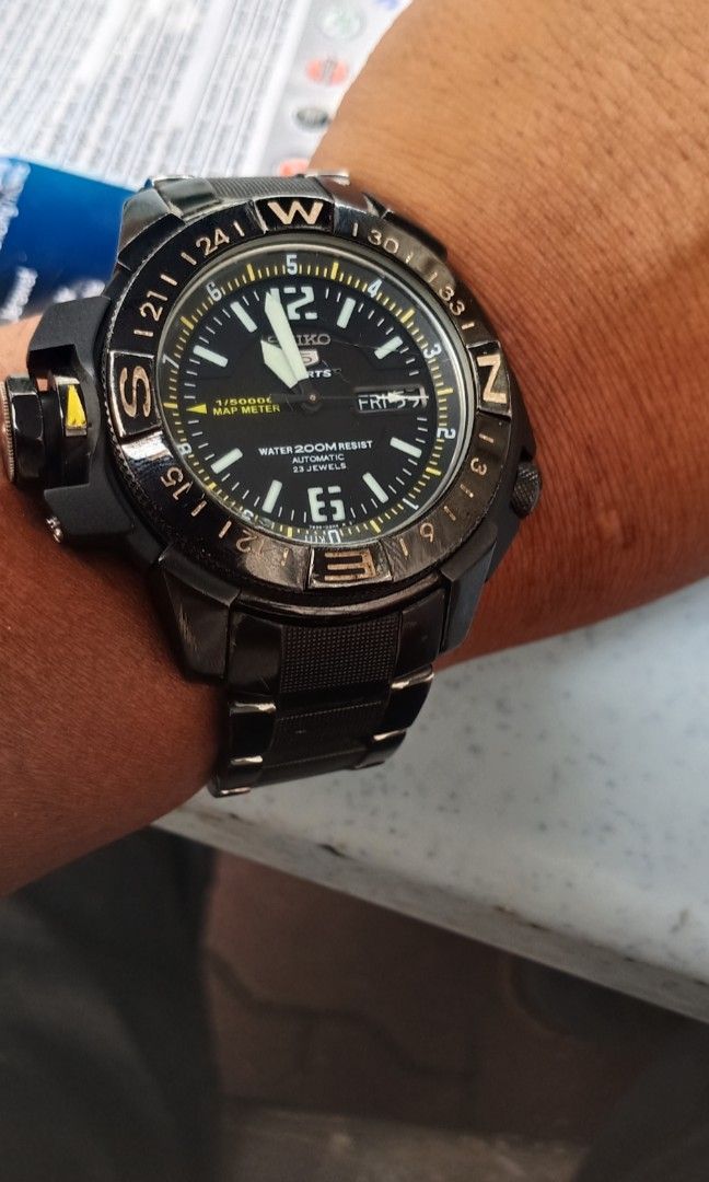 Seiko map meter automatic, Men's Fashion, Watches & Accessories ...