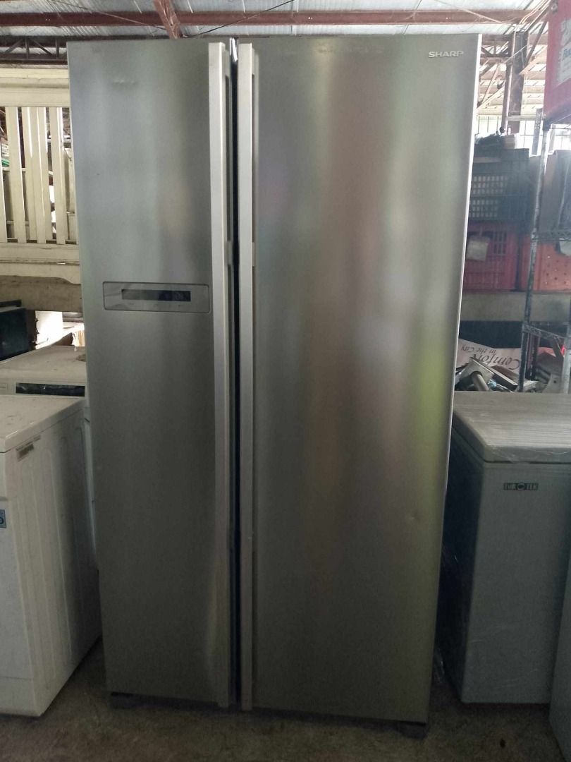 SHARP SIDE BY SIDE REFRIGERATOR, TV & Home Appliances, Kitchen Appliances, Refrigerators and ...