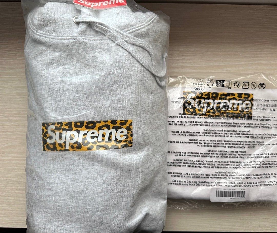 supreme leopard box logo