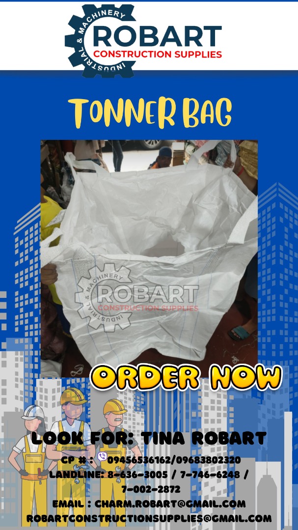 Tonner Bag 37 x 37 x 47 For 1 ton, Commercial & Industrial ...