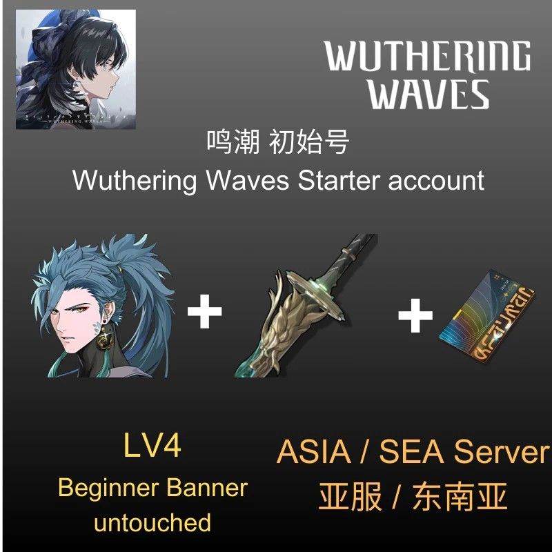 Wuthering Waves Account Jiyan+Sign Weapon (Banner Untouched), Video ...