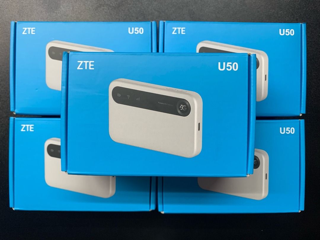 ZTE U50 2.63Gbps 5G 4G+ 3G Lock Band Wi-Fi 6 AX1800 (CAN'T MODIFY ...