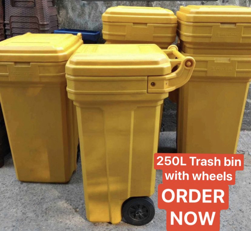150L trash bin and 250L trash bin, Announcements on Carousell