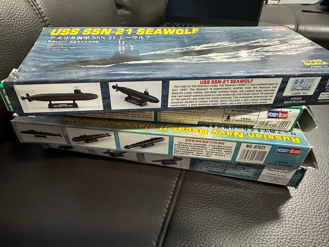 1:700 Hobbyboss USS SSN 21 Seawolf, Hobbies & Toys, Toys & Games on ...
