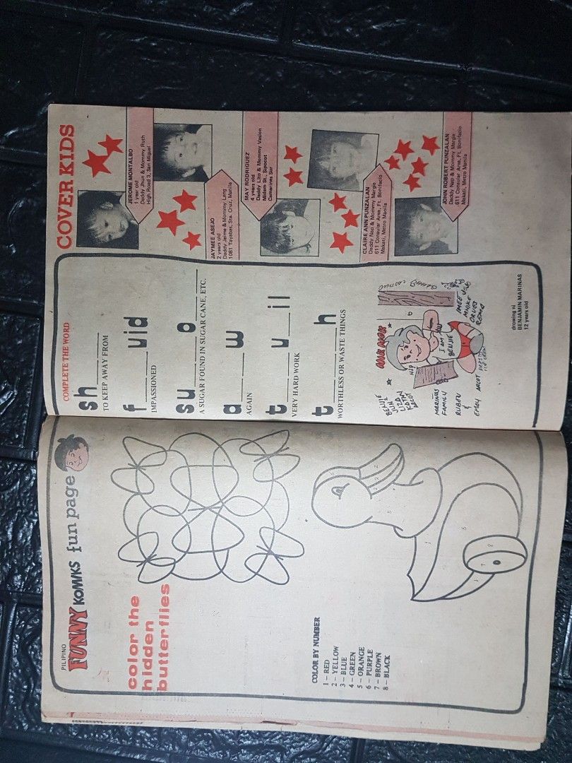 1989 Larry Alcala Bing Bam Bung Funny Komiks New Year Special Issue ...