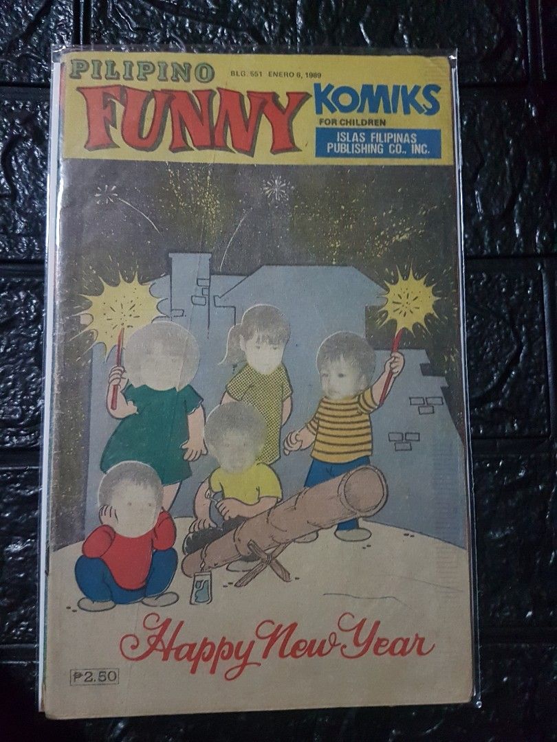 1989 Larry Alcala Bing Bam Bung Funny Komiks New Year Special Issue ...