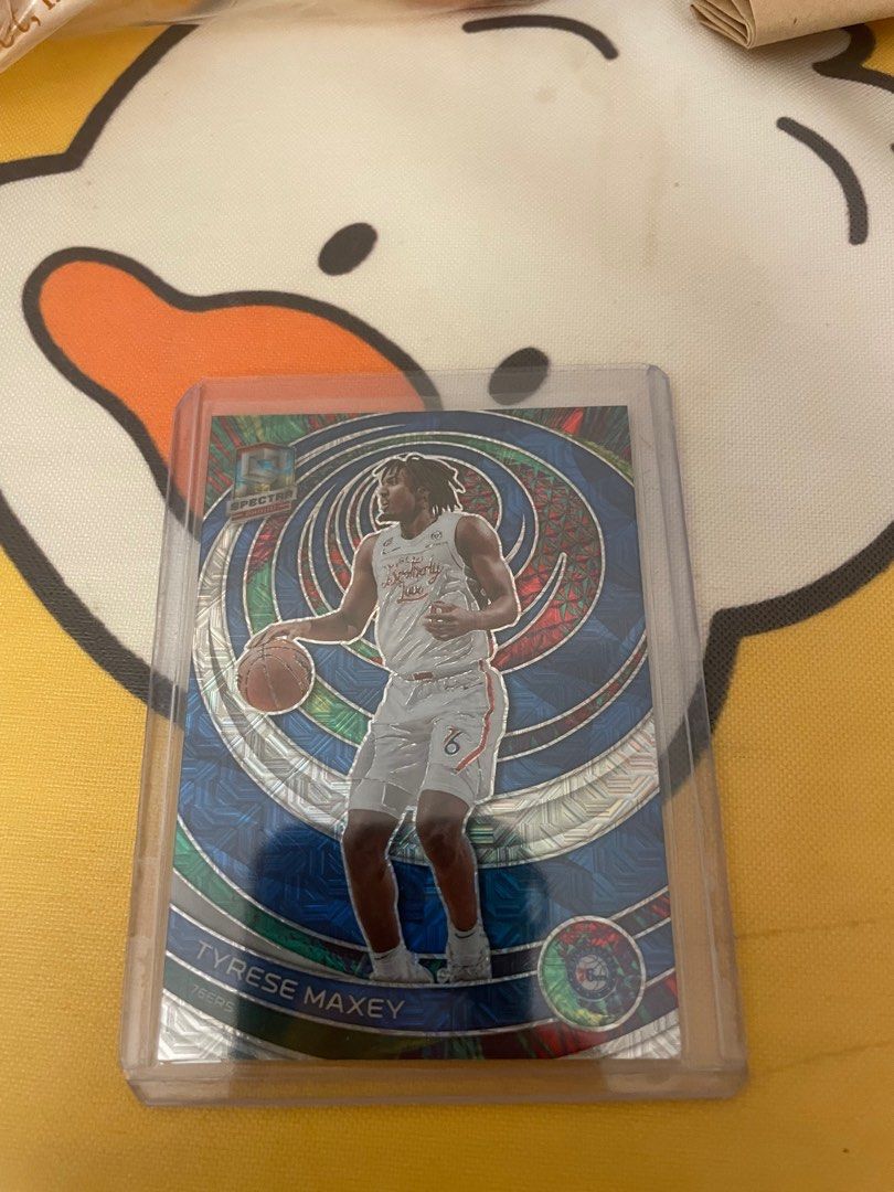2022-2023 Spectra Tyrese Maxey /25, 興趣及遊戲, 玩具 & 遊戲類 - Carousell
