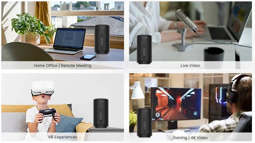 5G 4.6Gbps ULTRA FAST ROUTER DL5M2 WIFI 6 4LAN AX3600 High End Model ...