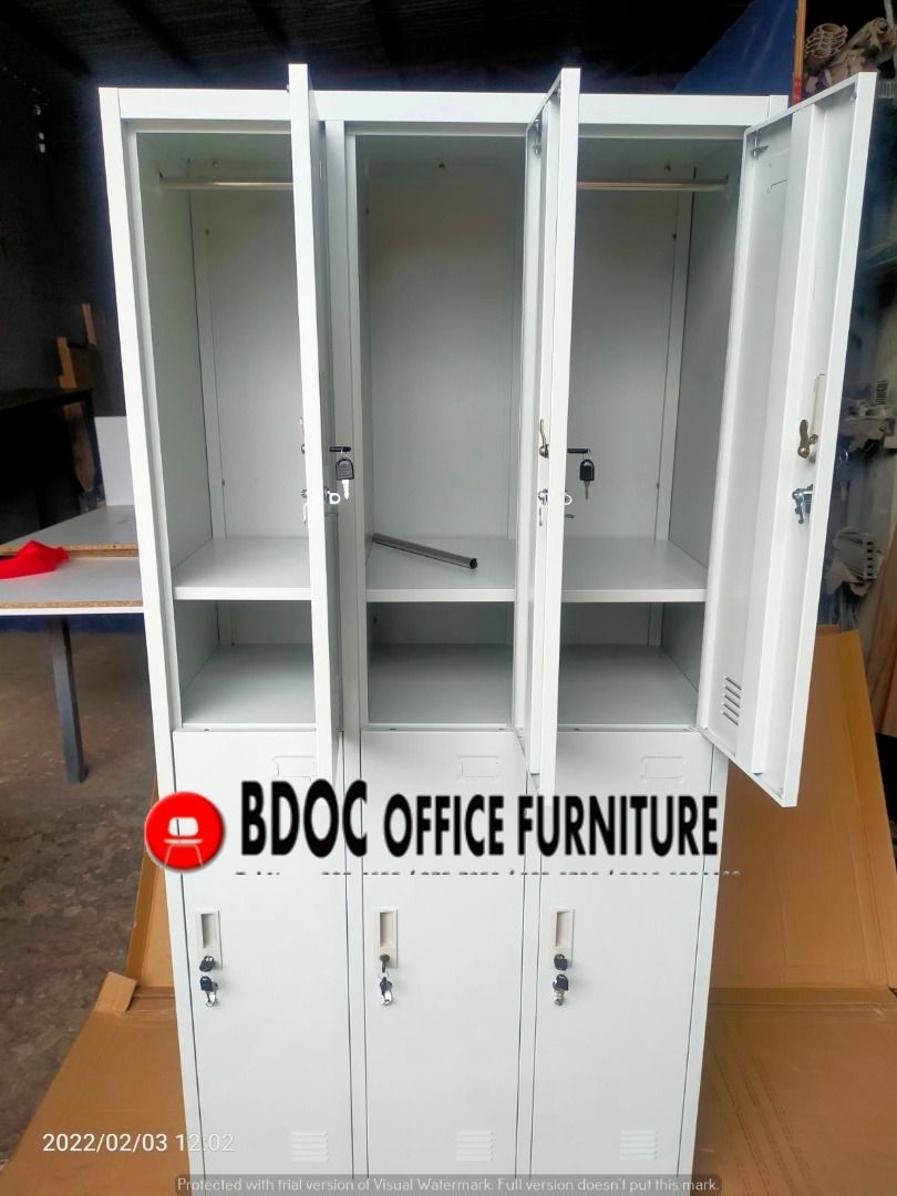 6-Door Steel Locker / Lateral Cabinet / Kitchen Island / Steel Cabinet ...
